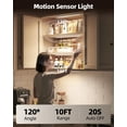 16inch Under Cabinet Lighting 2 Count Rechargeable Motion Sensor LED ...