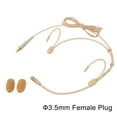 Earhook Headworn Headset Microphone Omnidirectional Condenser Cartridge ...