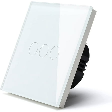 Smart Switch 1/2/3Gang Touch Light Switches Glass Panel Wall Touch ...