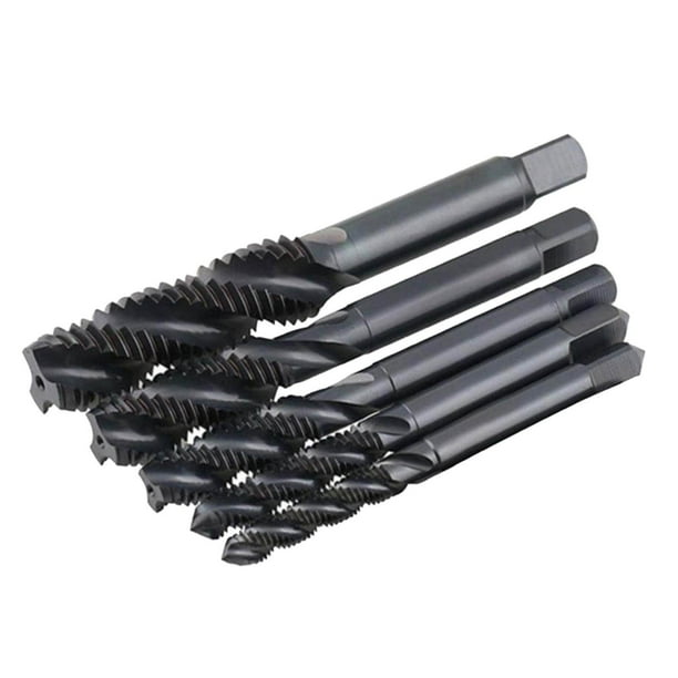 Maoww 5 Piece HSS Shank Cobalt Tap Drill Spiral Drill Compound Tap ...