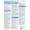 Learn QuickBooks Desktop Pro 2021 Quick Reference Training Card - Laminated Tutorial Guide Cheat ...