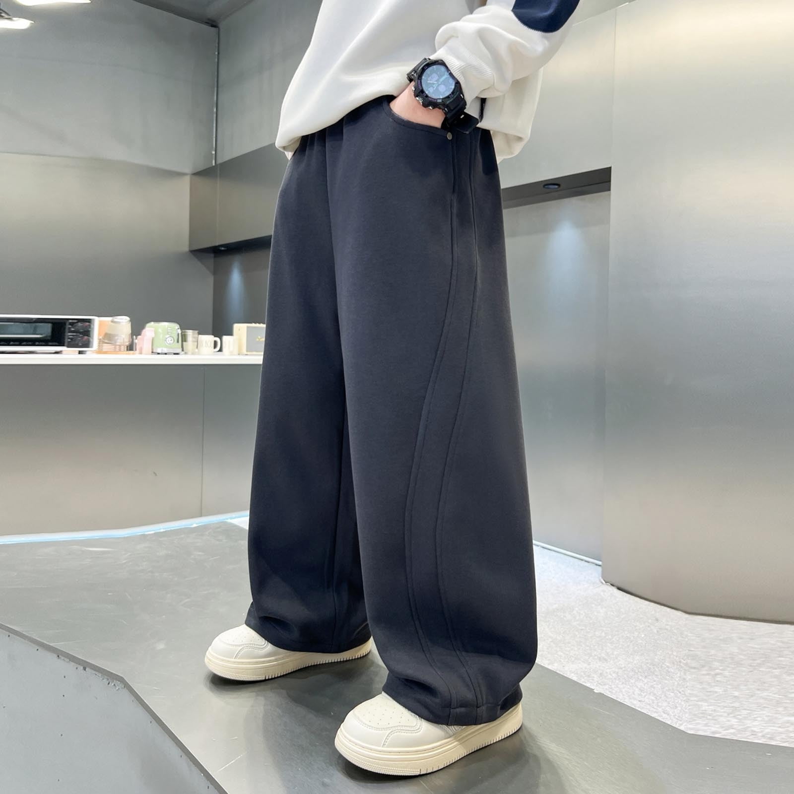 Click here for Sdnall Boys Loose Fit Sweatpants  Wide Leg Casual... prices