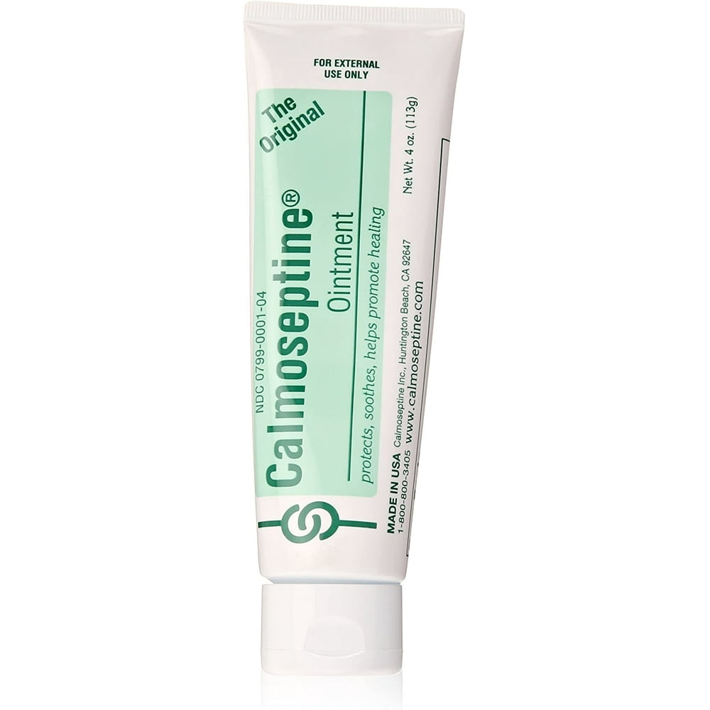Calmoseptine Ointment Tube to Heal Skin Irritations - 4 oz, 2 Pack ...