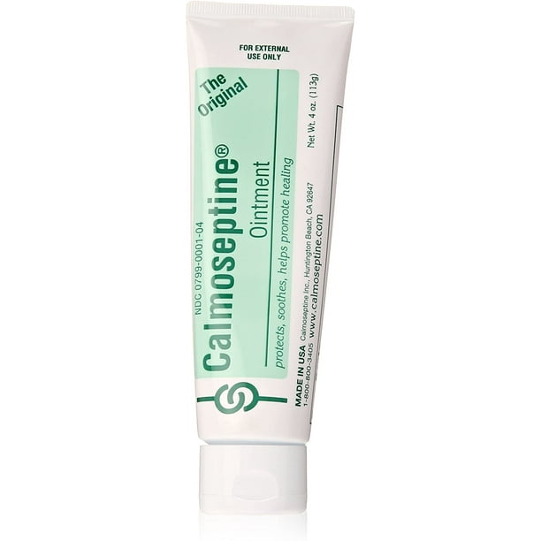 Calmoseptine Ointment Tube to Heal Skin Irritations - 4 oz, 2 Pack ...