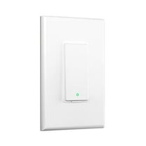 Meross Smart Light Switch, 2.4GHz White Single Pole Light Dimmer Switch ...