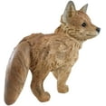 Ebros Realistic Faux Driftwood Finish Snooping Baby Fox Cub Resin ...