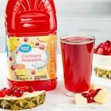 Great Value Cranberry Pineapple Juice Cocktail 64 fl oz Shelf Stable ...