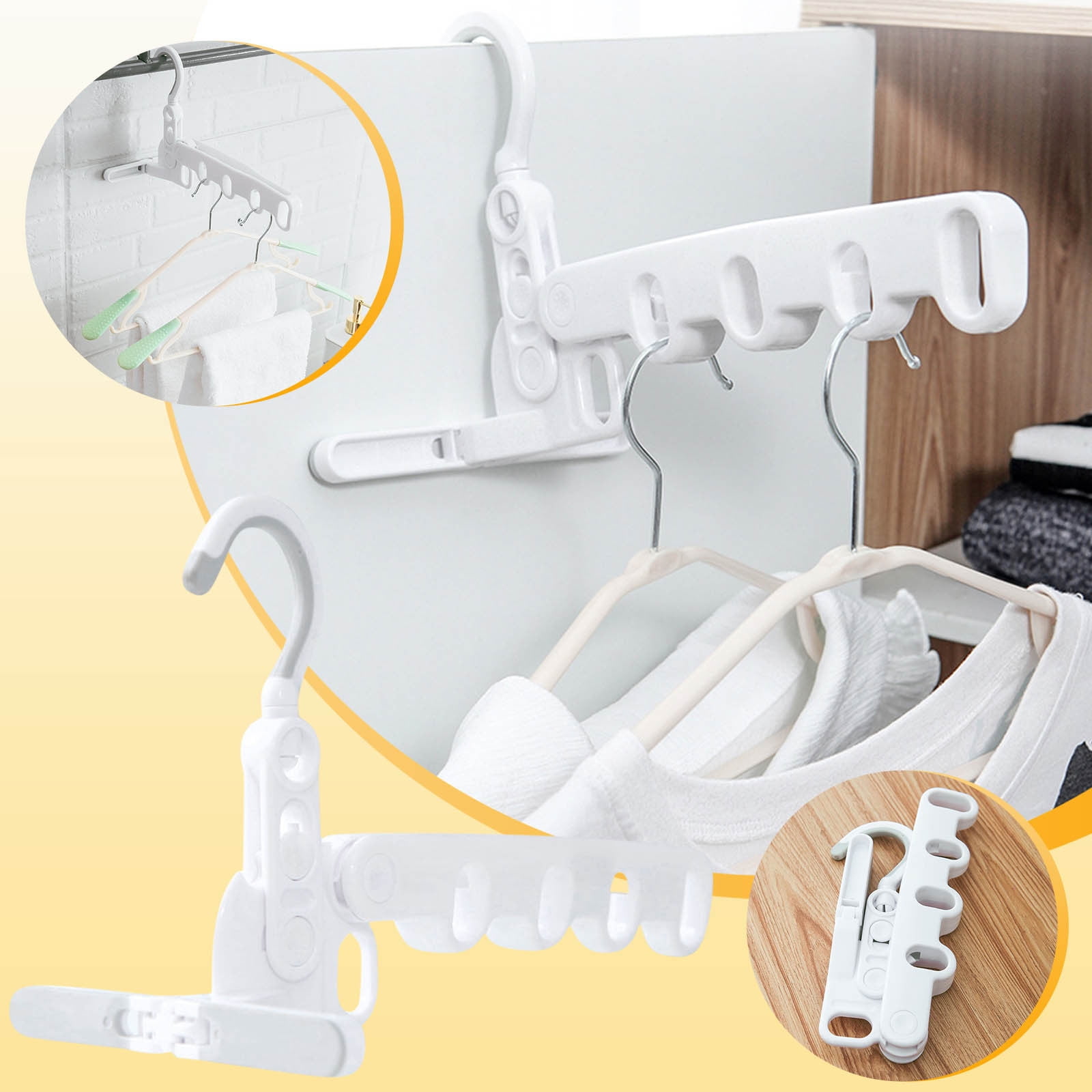 Fiudx Percha Plegable, Tendedero de Pared Que Ahorra Espacio ...