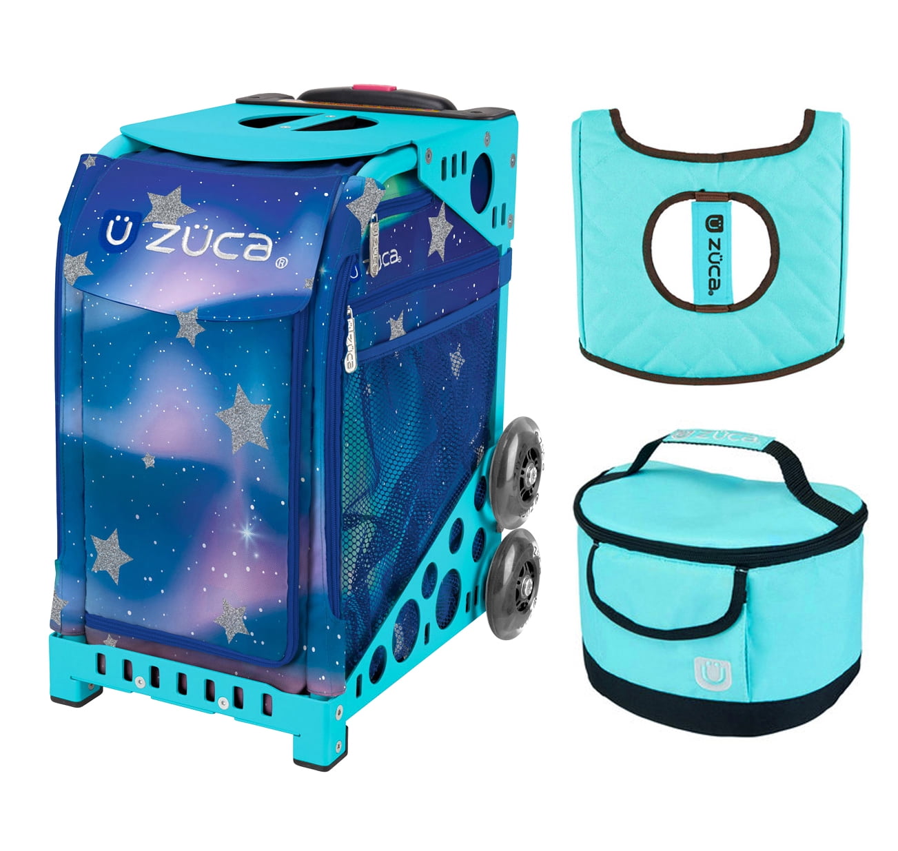 Zuca Sport Bag - Aurora with Gift Turquoise/Brown Seat Cover and ...