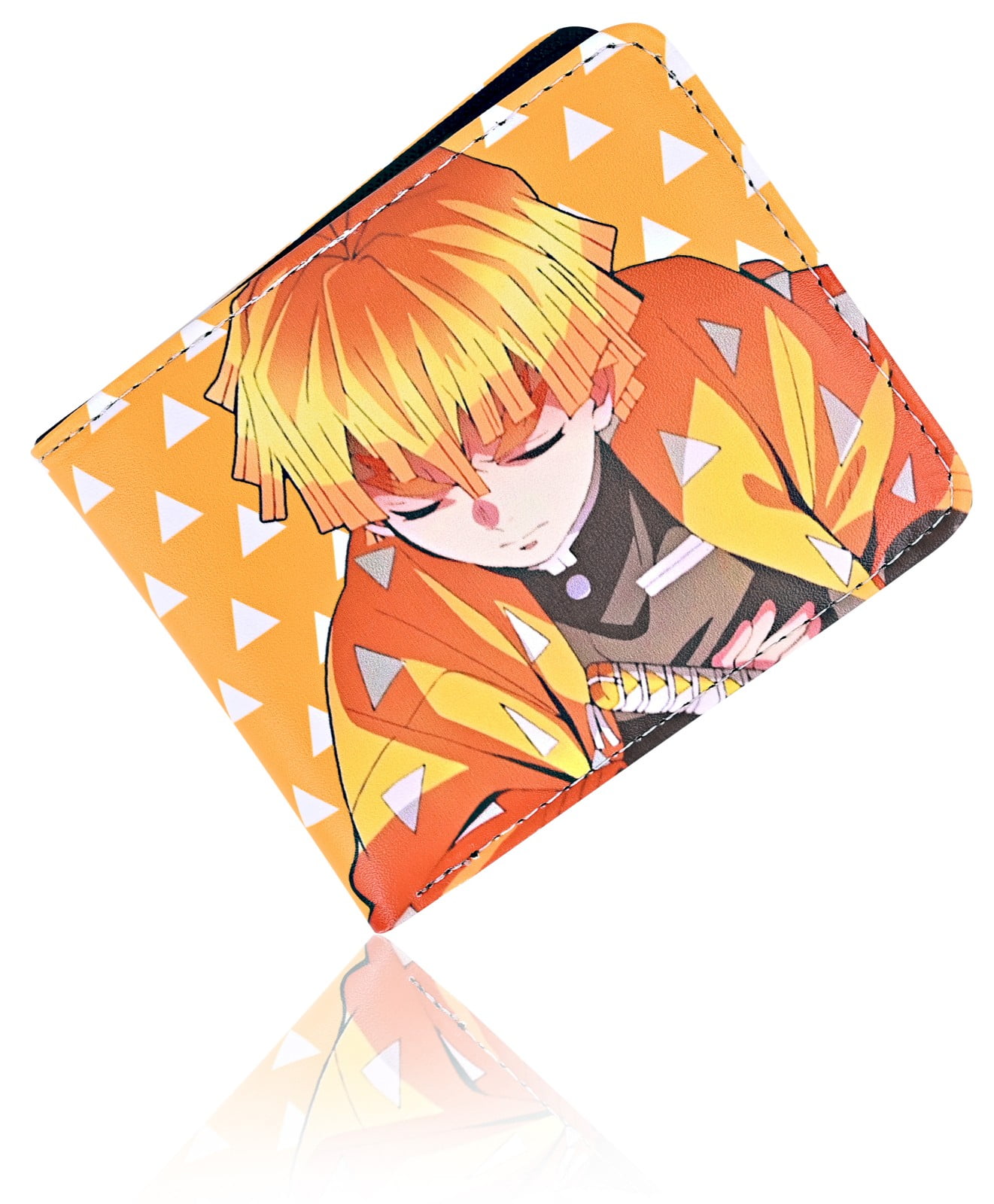 Roffatide Anime Demon Slayer Agatsuma Zenitsu Wallets Artificial ...