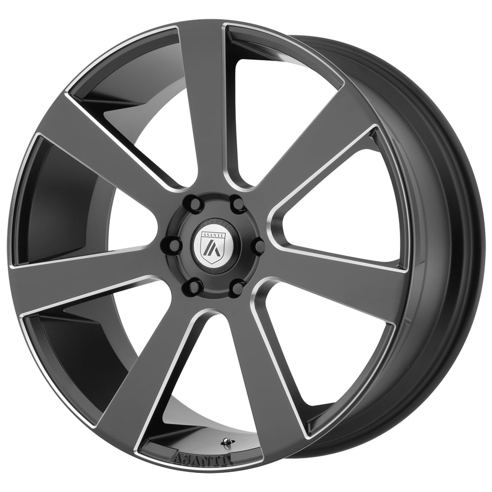 26" Inch 26x10 Asanti ABL-15 5X4.75" +15mm Black/Milled Wheel Rim ...