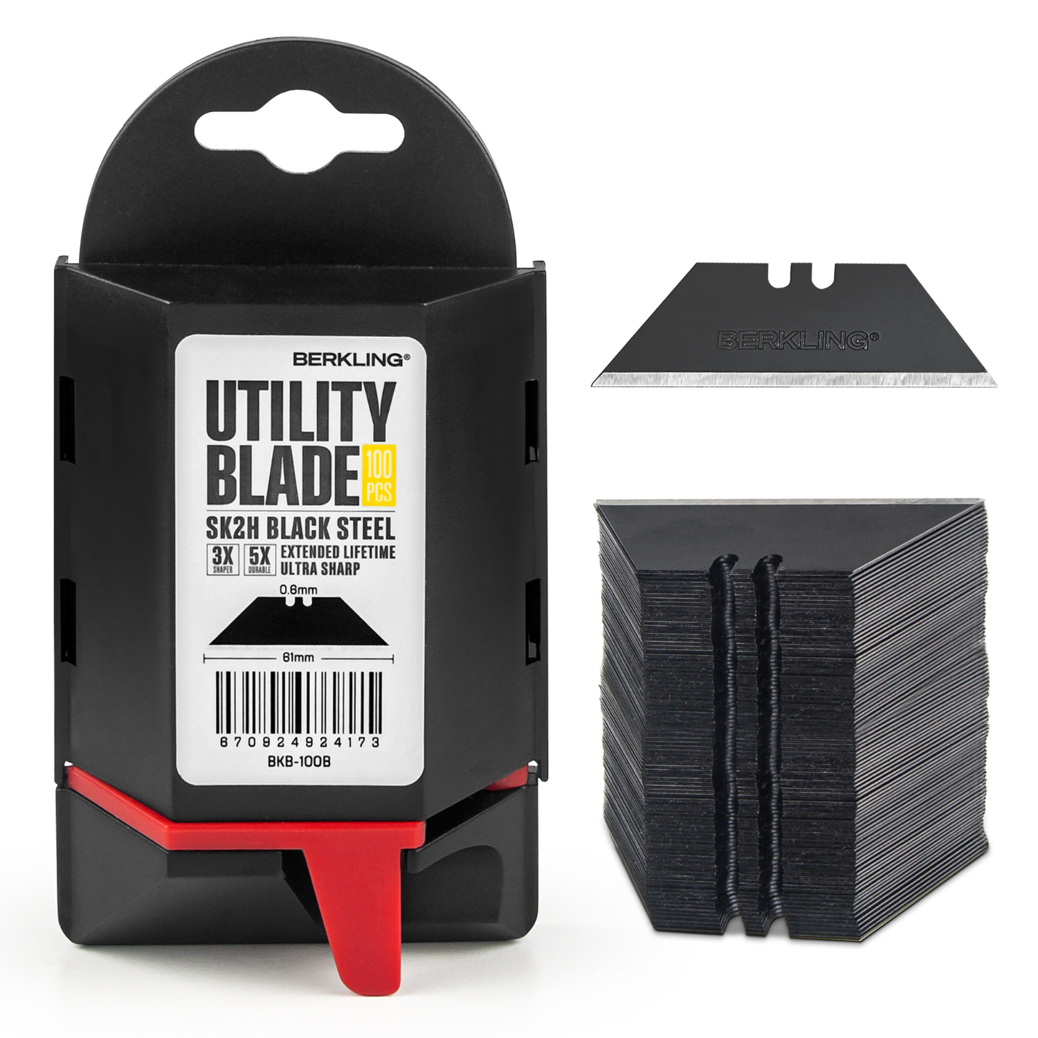 Hyper Tough Heavy-Duty Utility Blades, 5 Count - Walmart.com