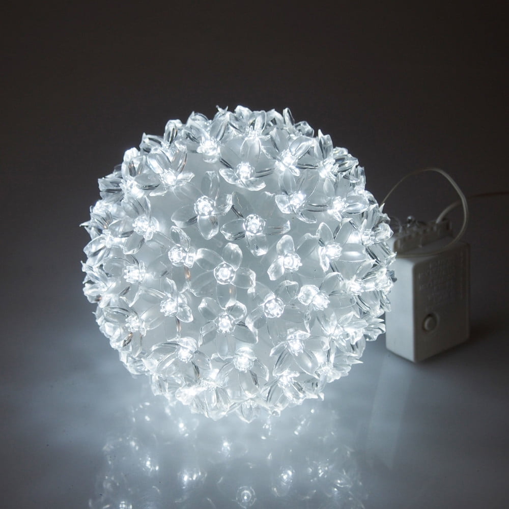 LED Flower Ball Light, White Glow - Walmart.com