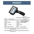 Barcode Hand Gun Printer 12.7mm Printing Height Portable Handheld ...