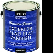 Modern Masters 1 gal Clear Acrylic Dead Flat Varnish, Paint Finishing ...