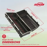 SKB Cases ATA Deluxe Standard Golf Travel Bag, Hard Plastic Club ...