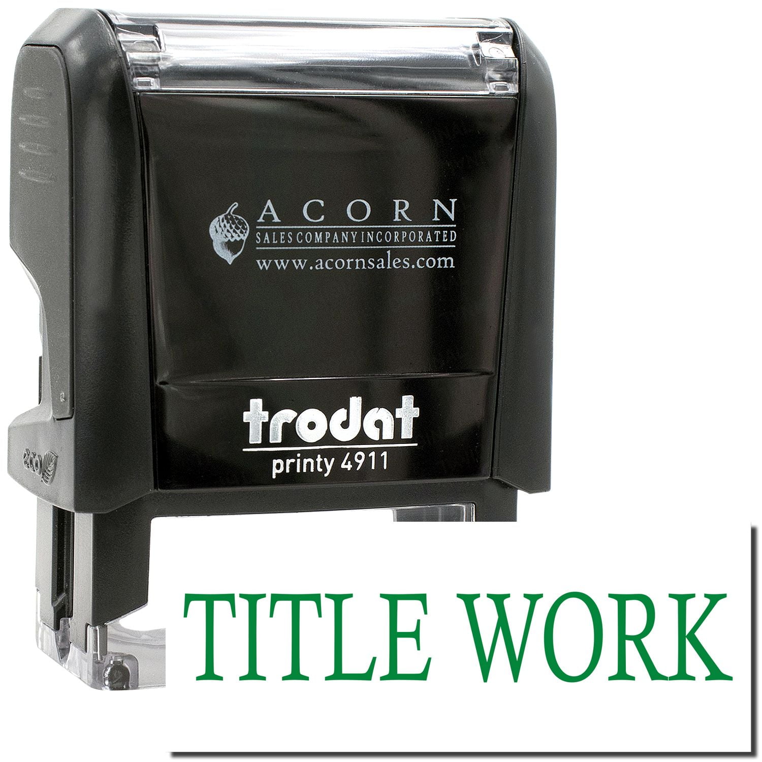 Self-Inking Title Work Stamp, Trodat Printy 4911, Press and Print ...