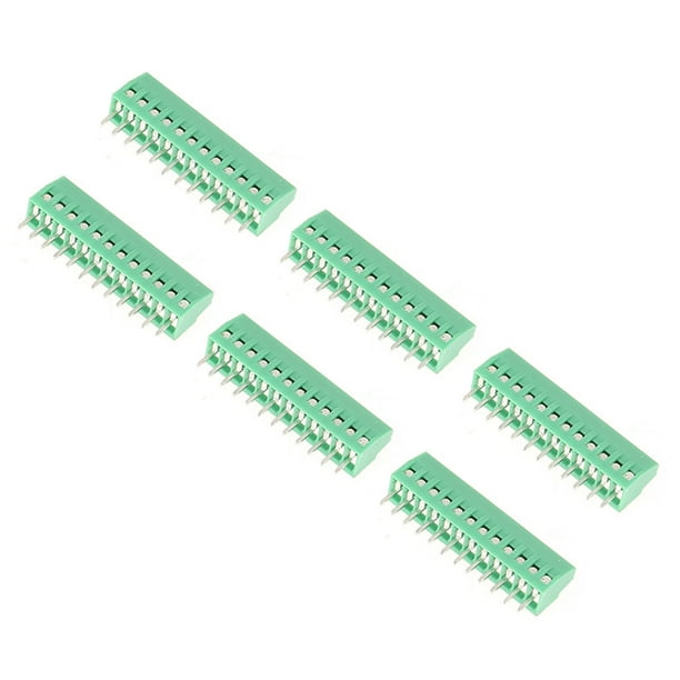 Pin Terminal Block Connector,10pcs/set 12 Pin 2.54mm Green Terminal ...
