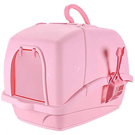 Cat Litter Boxes with High Sides, Ventilated Litter Box, Low Entry ...