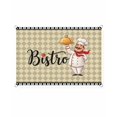 Bistro Cooker Sun Shade Sail 14'X18' Kitchen Tomato Plaid Black Border ...