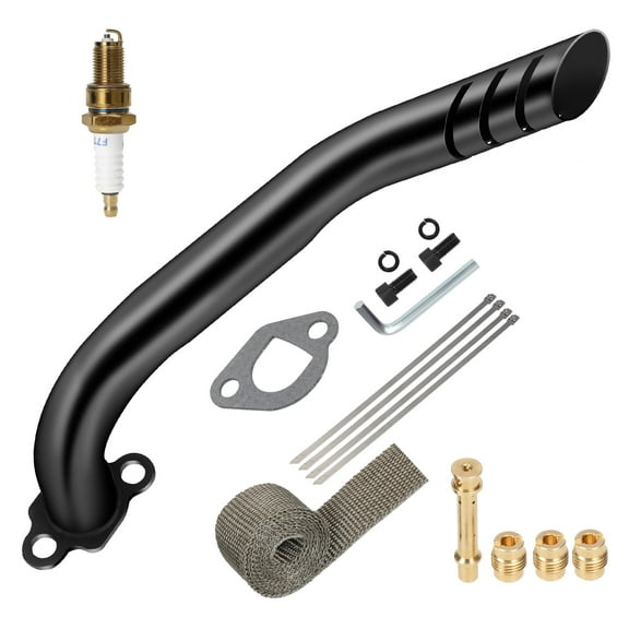 Header Exhaust Pipe Compatible with Predator 212cc 196cc Coleman Mini ...