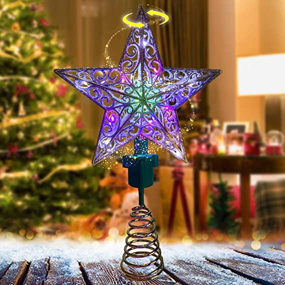 Click here for Hongchun Rotating Christmas Tree Topper Star With... prices