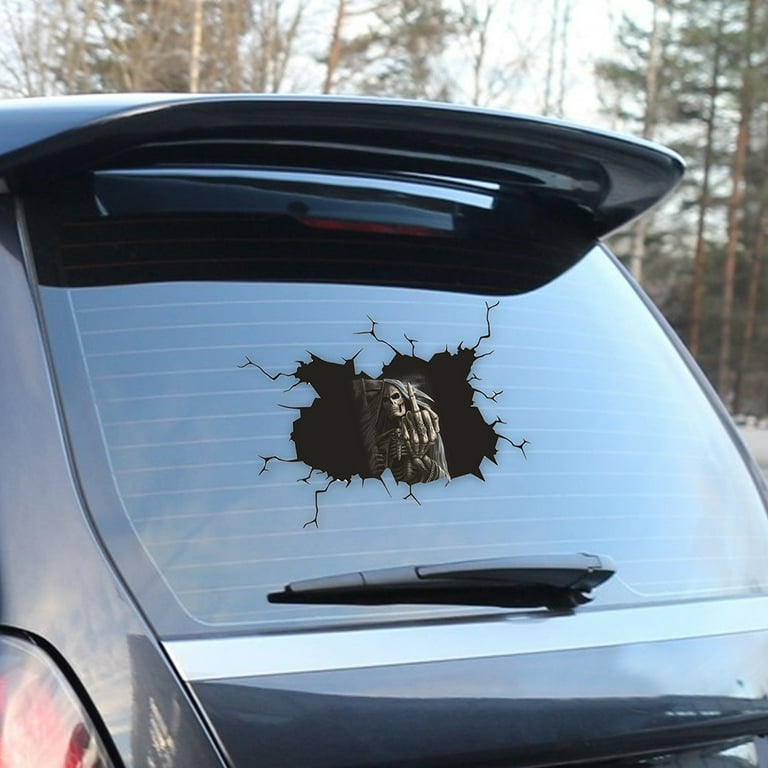 Shattered Glass Window Decal