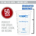 TCP Global 32 Ounce (1000ml) Disposable Flexible Clear Graduated ...