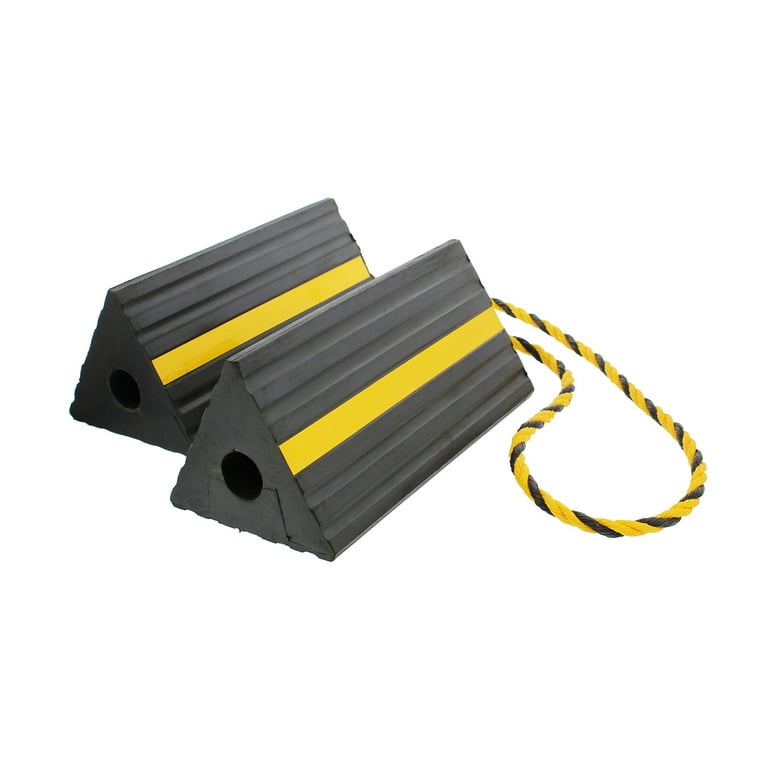Wood Wheel Chocks Rubber