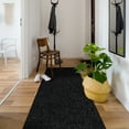 CAMILSON Solid Non Shedding Easy-Cleaning Outdoor Jute Rug Dark Gray ...