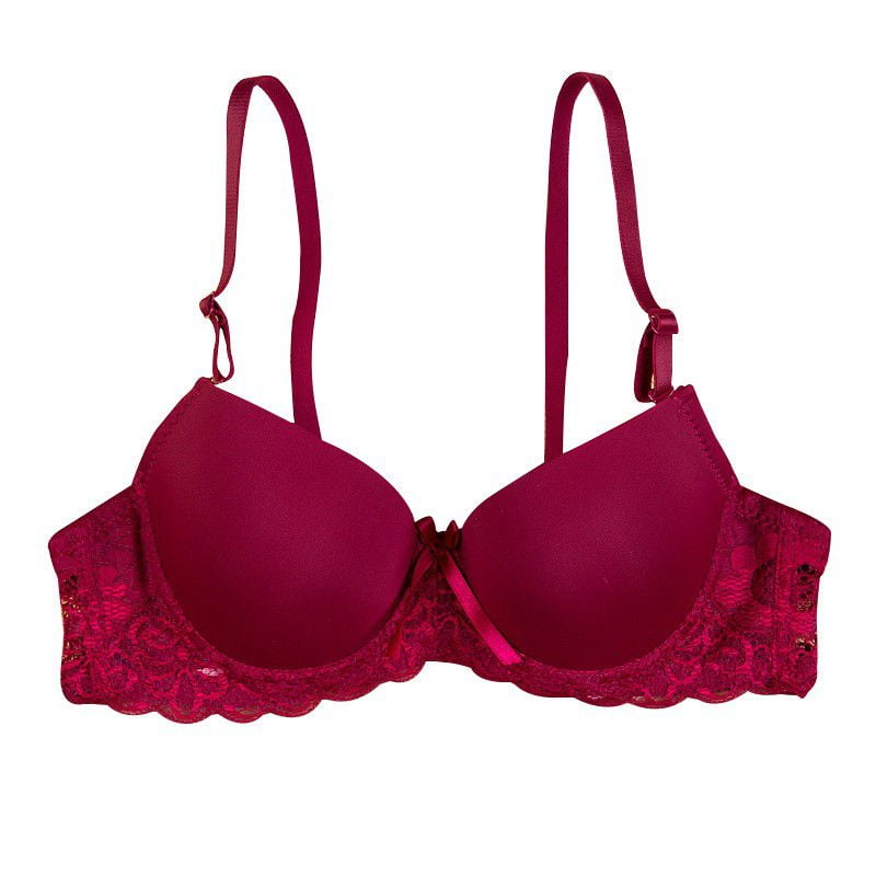Women Super Boost Front Push Up Bra Gel Padded Side Support Plunge A B