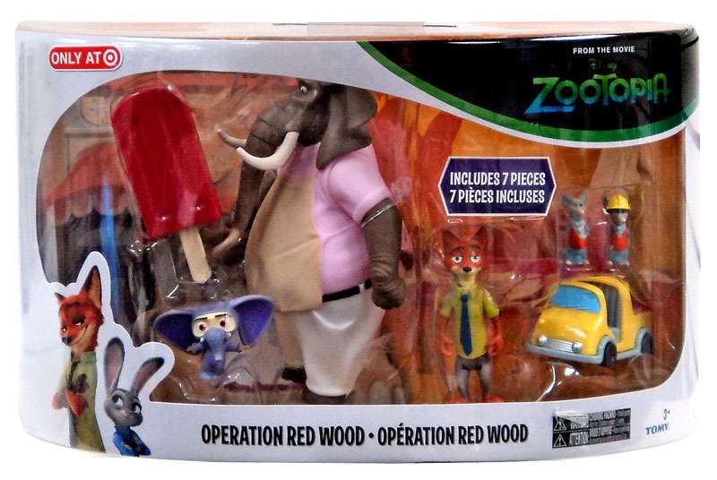 Disney Zootopia Operation Red Wood Figure 7-Pack - Walmart.com