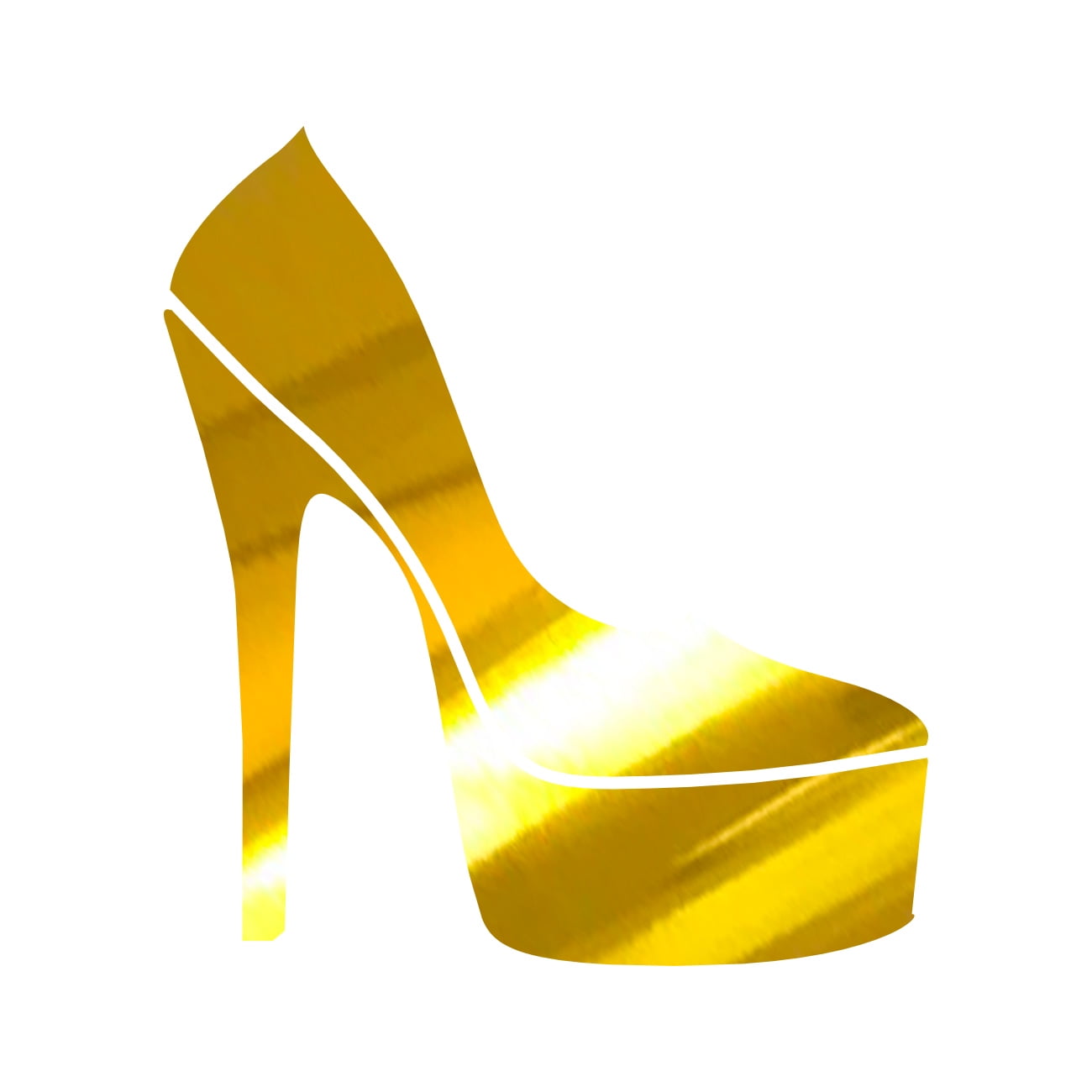 Stiletto Heel Sticker Decal Die Cut - Self Adhesive Vinyl ...