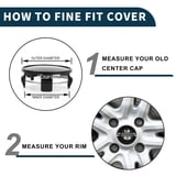 Unique Bargains Car Wheel Center Hub Cap Rim Cover Hub Caps 62mm 2.44 ...