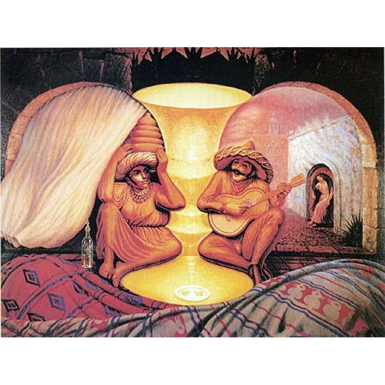 Salvador Dali Optical Illusion Paintings