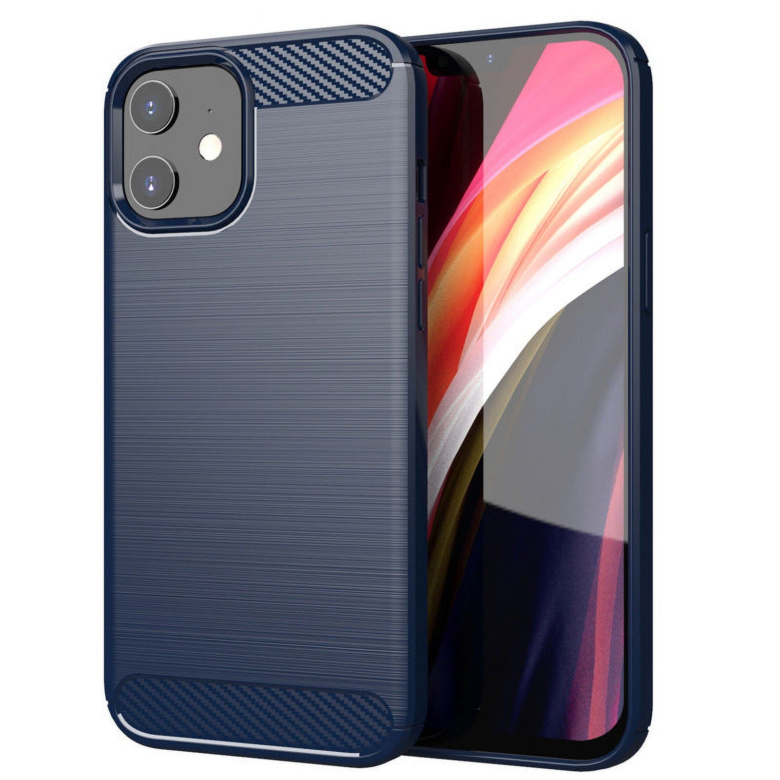 Click here for Pandaco Navy Brushed Metal Case For Iphone 12 prices
