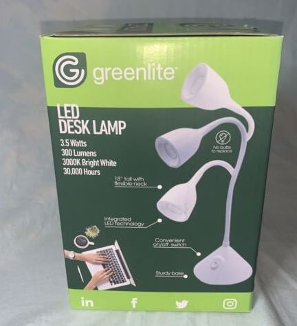 Greenlite Energy Saving 3.5 W LED Desk Lamp - Walmart.com