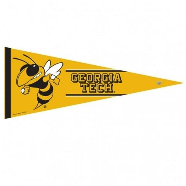 Georgia Tech Yellow Jackets Pennant 12x30 Premium Style - Walmart.com ...