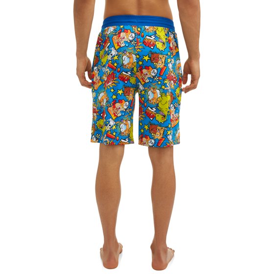 Nickelodeon - Nickelodeon Men's Retro Character Pajama Sleep Jam Short ...