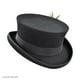 Deadman Wool Felt Top Hat - L - Black - Walmart.com
