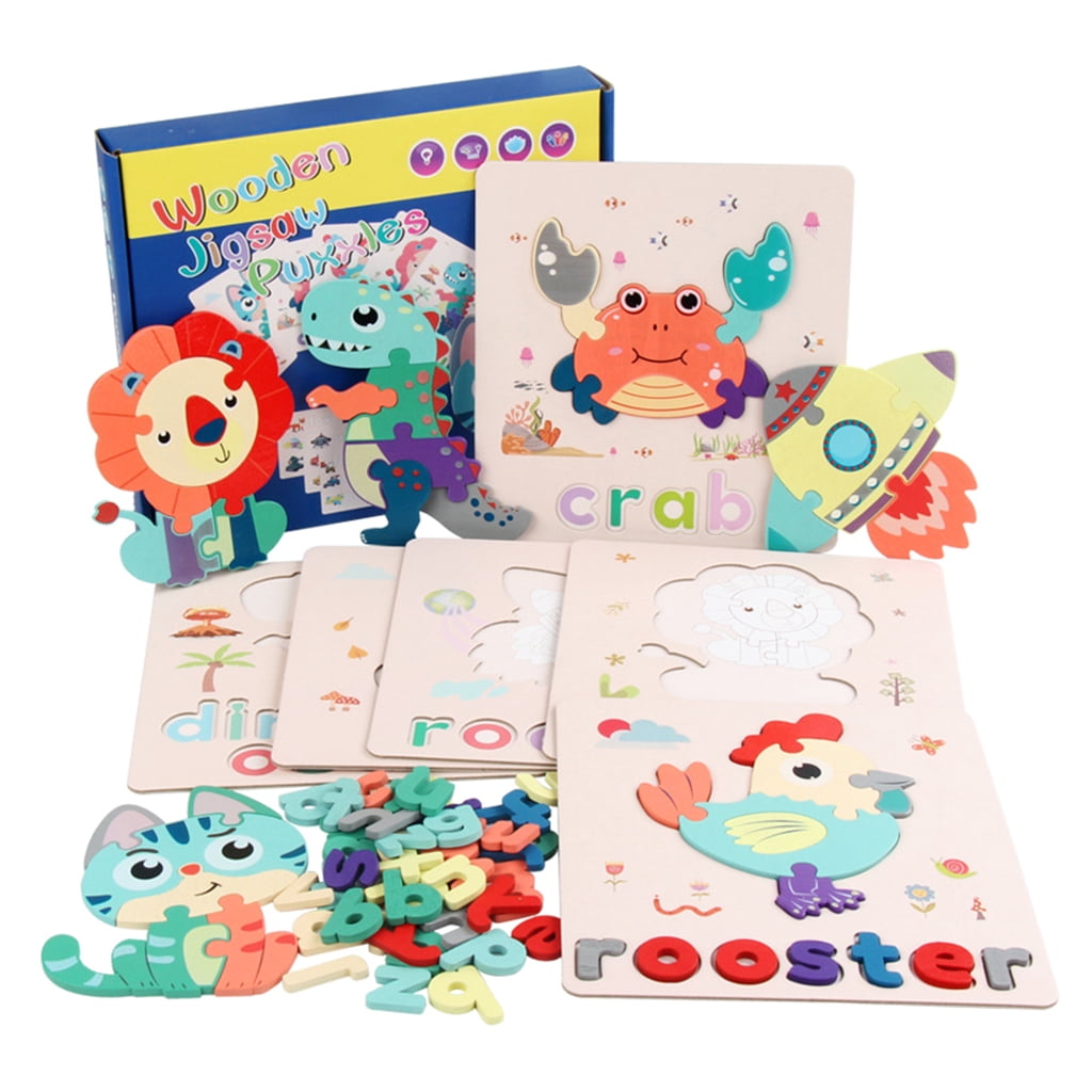 Spell Word Game 26 Lowercase Letter Alphabet Puzzle Preschool ...