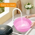 4 Pcs Round Circle Assorted Silicone Cake Pans, Non-Sticking Bakeware ...