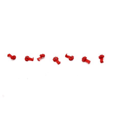50pcs Red Insulated Connectors Quick Splice wire clip Wire Snaps ...
