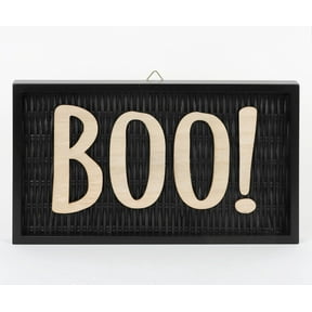 Northlight 20.5" Red and Gray Animated 'Spooky' Halloween Sign ...