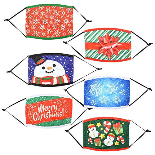 Rhode Island Novelty Children's Size Christmas Face Mask, One Dozen Per ...
