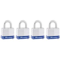Master Lock 3QLDHCHD Zinc Plated Steel Padlocks, 4-Pack - Walmart.com