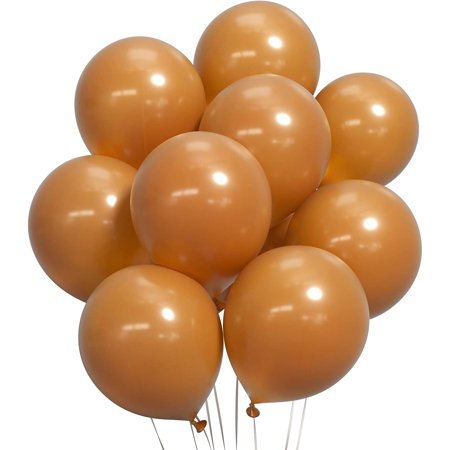 Tan Brown Balloons 12 Inch 50 Pack Retro Cocoa Balloons Baby Shower ...