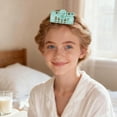 2 Pcs Hair Rollers with Clips, Green Hair Curlers No Heat, Rollers for ...