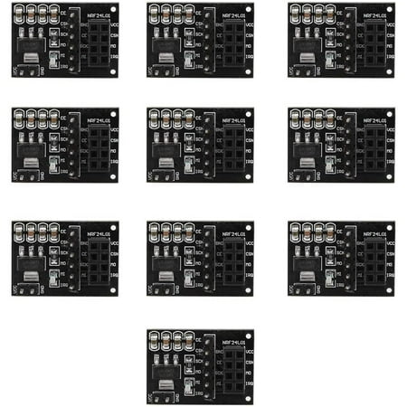 NRF24L01+ Breakout Adapter, 10PCS 3.3V 8Pin NRF24L01+ Wireless Module ...