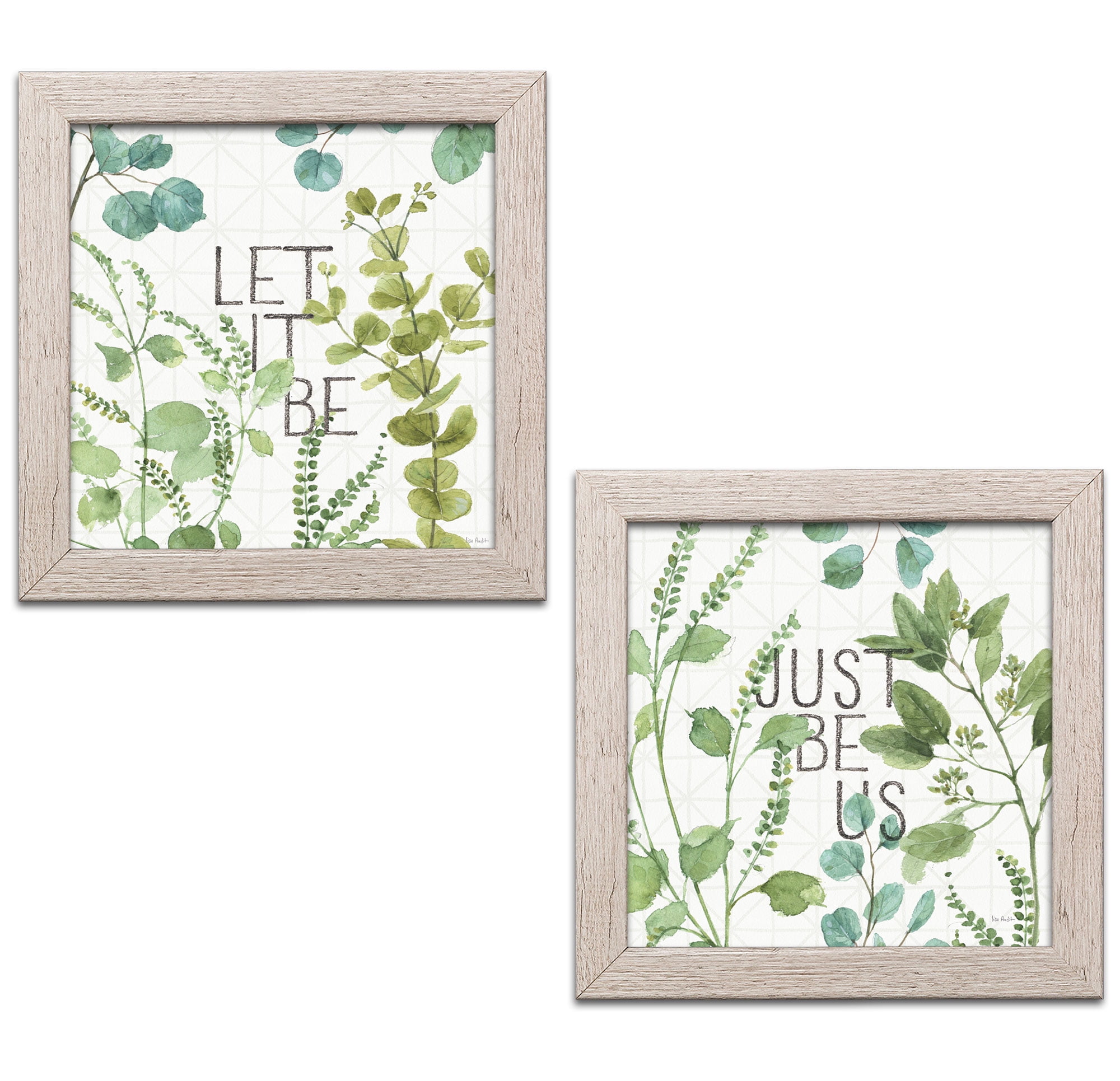 Gango Home Decor Cottage Mixed Greens LXV & Mixed Greens LXVI by Lisa ...